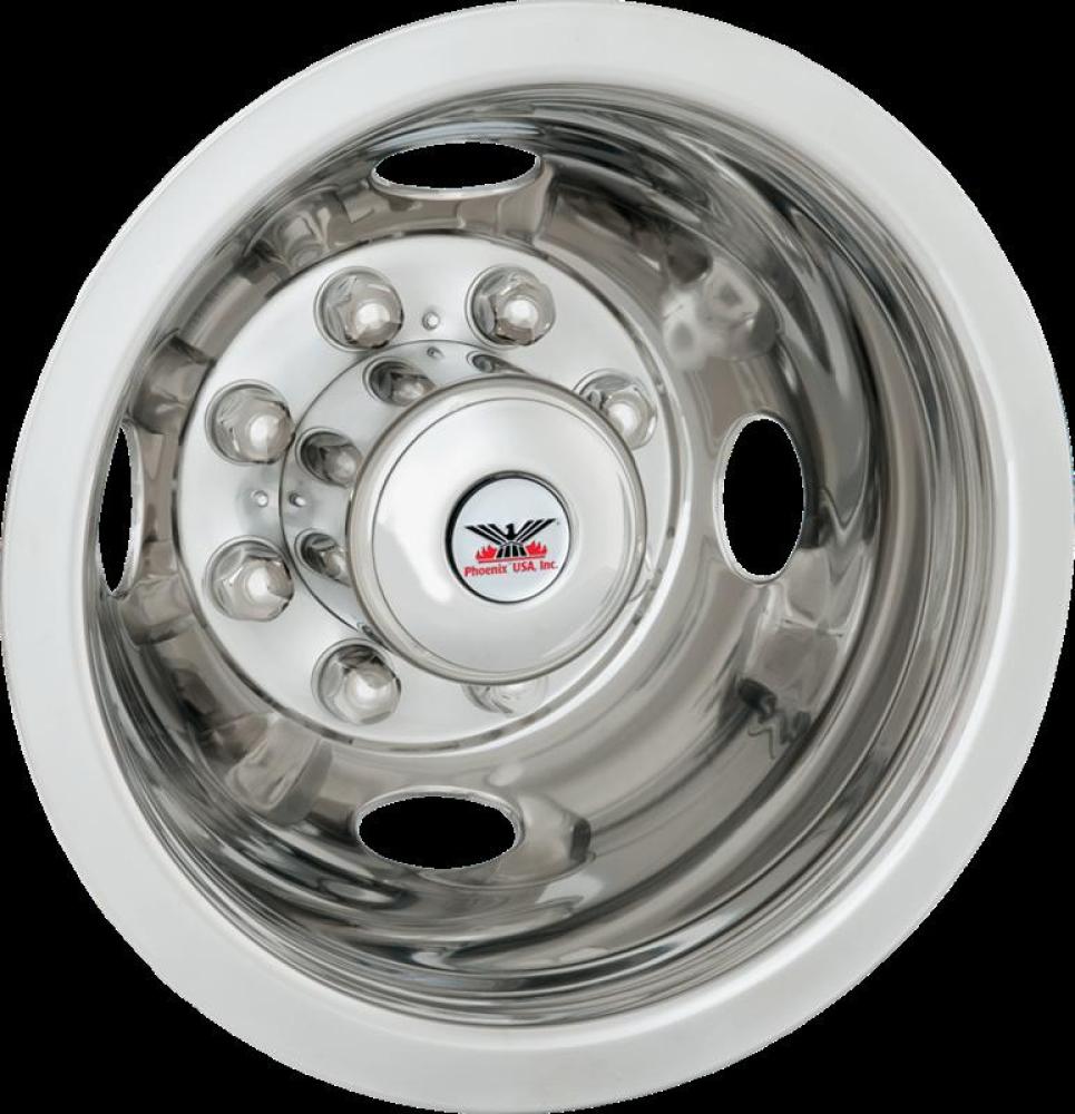 Ford Dually Wheel Covers Pacific Dualies 35-1608 Polished Stainless ...